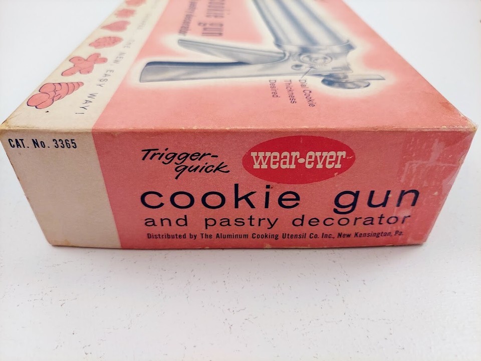 Vintage Wear-Ever Trigger-Quick Aluminum Cookie Gun and Pastry ...
