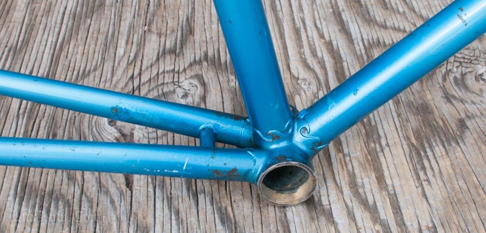 Vintage Mal Rees 59cm Bicycle FRAME FORK 531 Bill Hurlow Lug Track ...