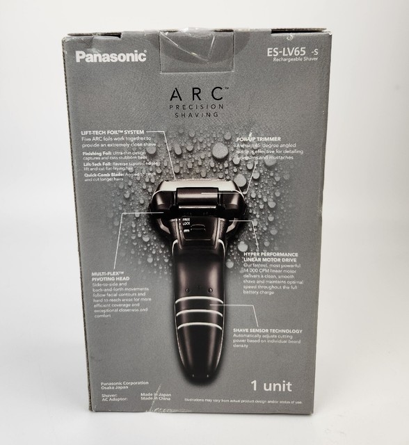 Panasonic LV65S Arc5 Men's 5-Blade Cordless Electric Razor with Shave ...