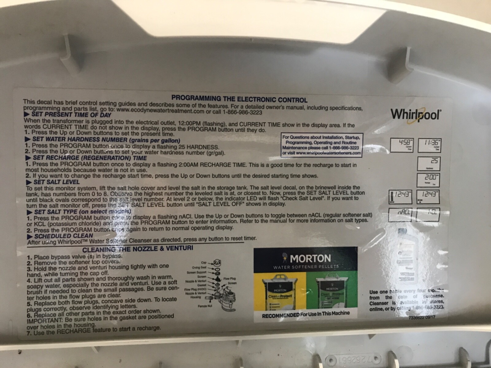 Whirlpool water softener WHES30 slightly used | eBay