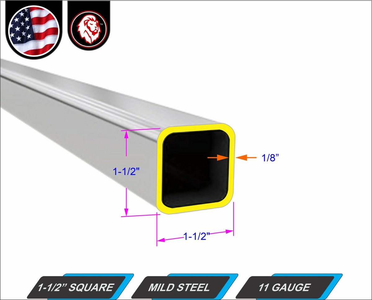 Square Steel Tubing Size Chart