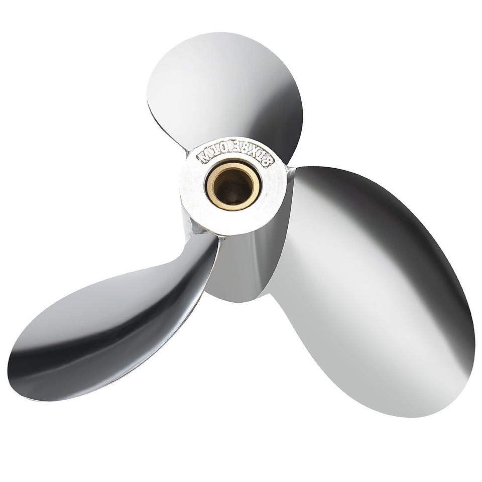 10.38x18p Chopper Boat Propeller | 48-43592A61 | Yamaha 20-30 HP 10 ...