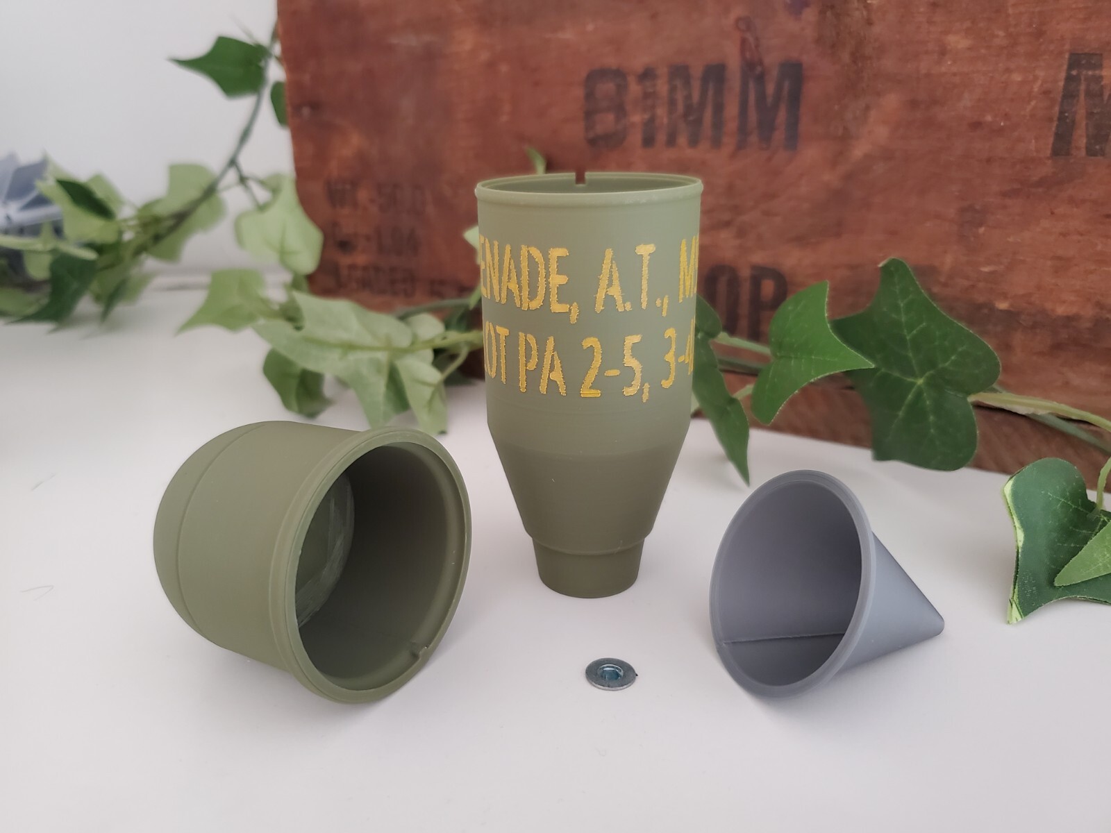 FAKE M9A1 WW2 Era 48mm HEAT Rifle Grenade - Accurate Size Plastic ...