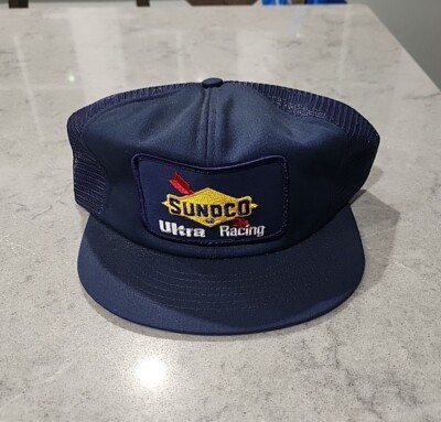 VINTAGE SUNOCO Ultra Racing Team Snapback Mesh Trucker Hat/Cap, Made in ...