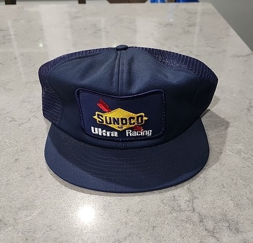 VINTAGE SUNOCO Ultra Racing Team Snapback Mesh Trucker Hat/Cap, Made in ...