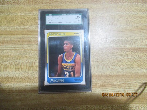 1988/89 fleer reggie miller rookie card sgc 8.5 | eBay
