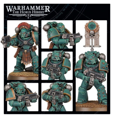 10 MKVI Mark VI Tactical Marines +Upgrade Sprue Space Warhammer 30k ...