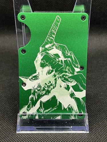 Unit-01 Neon Genesis Evangelion Metal Minimalist Wallet Card Case | eBay