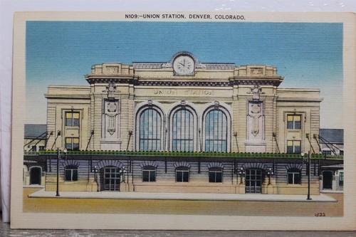 Colorado CO Denver Union Station Postcard Old Vintage Card View ...