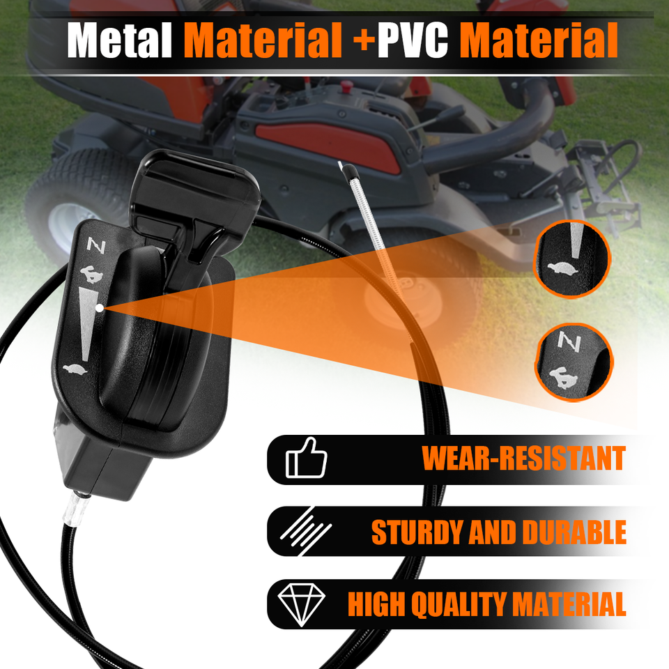 746P06891 Lawn Mower Throttle Cable for CUB CADET ZT1 ZTS1 ZTS2 42 46 ...