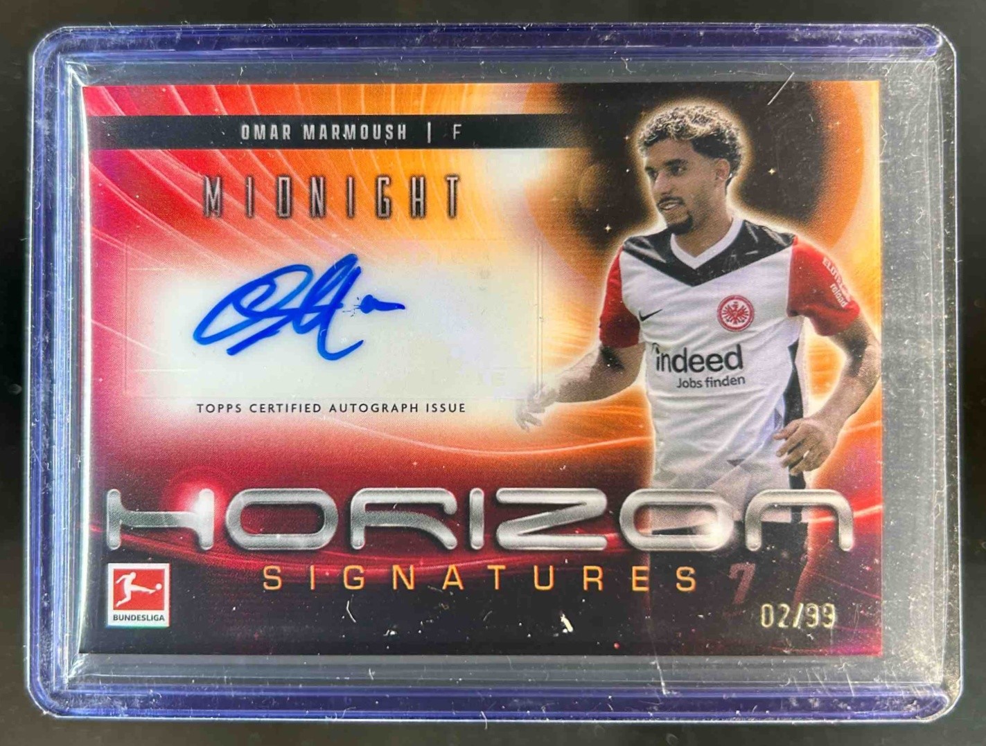Omar Marmoush 2024 Topps Bundesliga Midnight #T-1 Twilight Price Guide ...