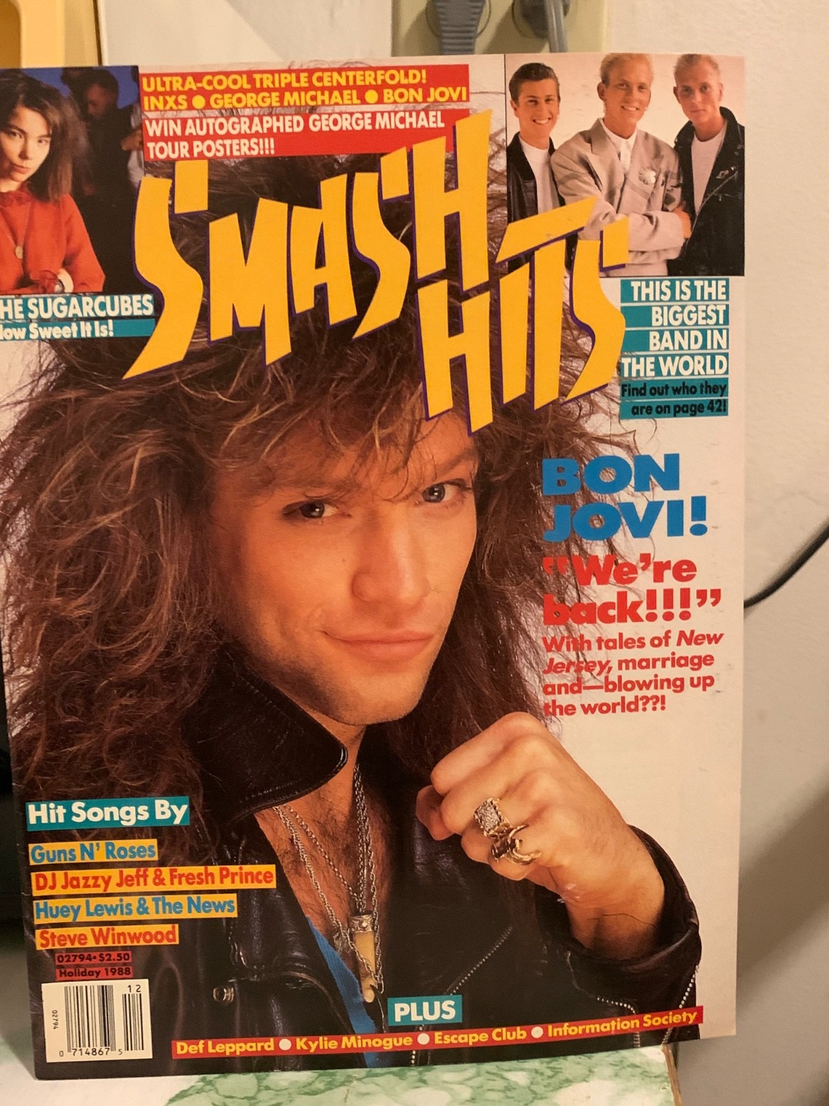 Smash Hits 1988 Bon Jovi Def Leppard Kylie Minogue George Michael ...