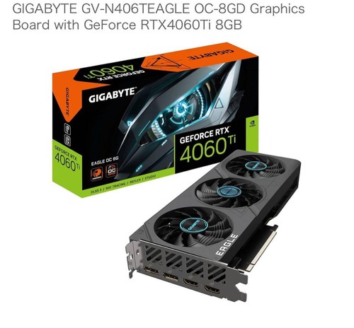 Gigabyte GeForce RTX 4060 Ti 8GB Graphics Card Used | eBay