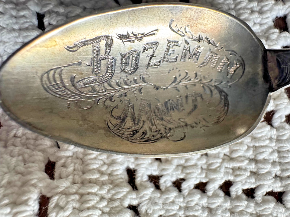 Sterling Silver Native American Souvenir Spoon Bozeman Montana 16.46 ...