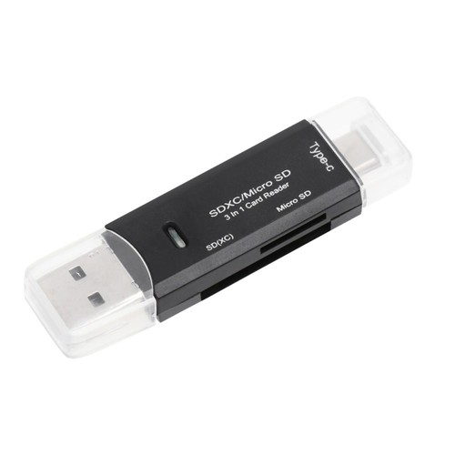 3 Card Adapter for Computer Type-C Micro USB Reader USB2.0 | eBay