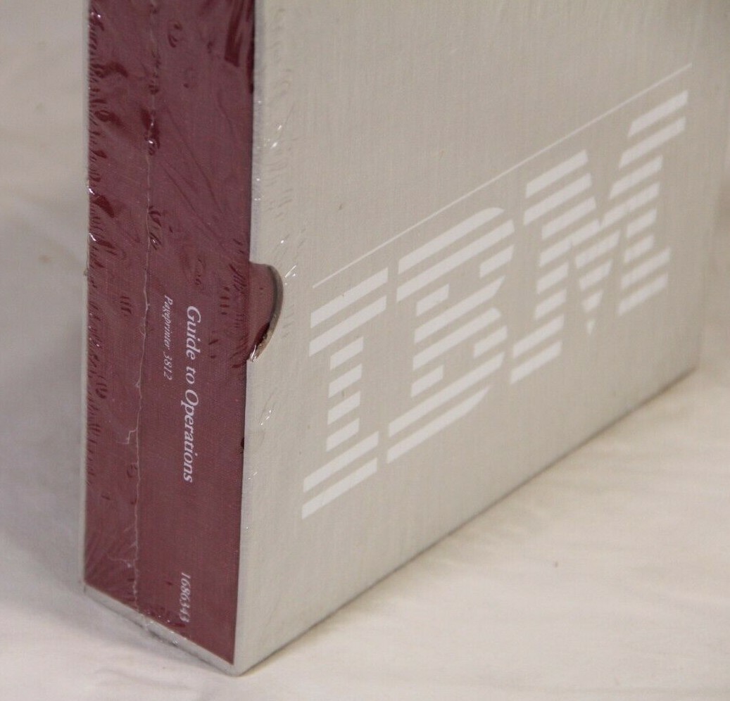 IBM Page Printer 3812 Hardware Reference Library - Sealed in Shrinkwrap ...