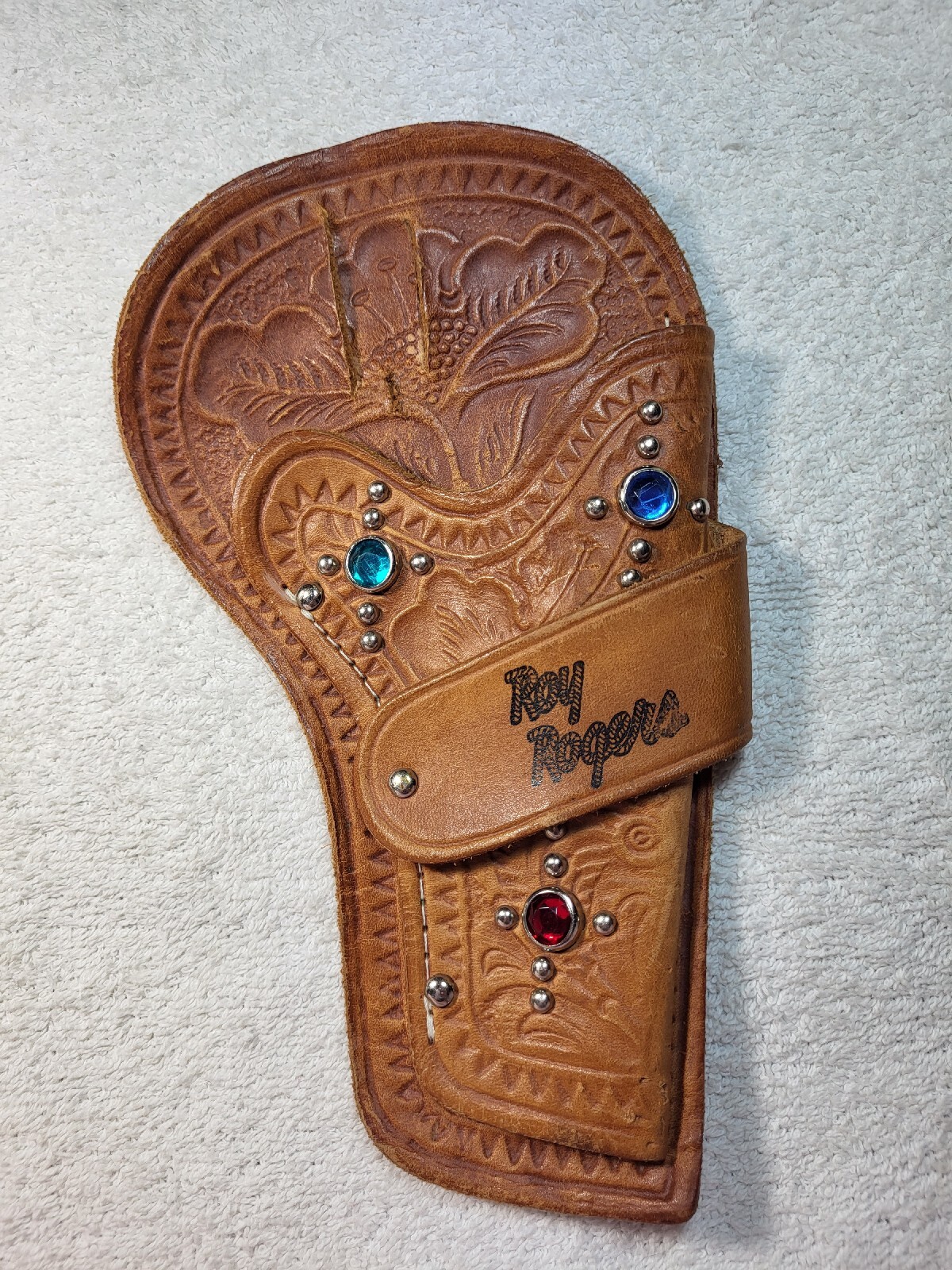 Roy Rogers Six Shooter Jeweled Holster by Craighead Co. | eBay