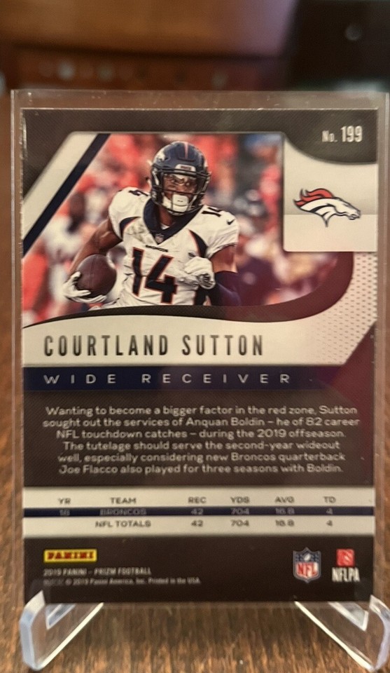 2019 Panini Prizm Courtland Sutton Base Card #199 | eBay