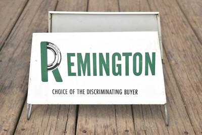 Vintage Remington Tire Advertising Display Stand Holder Sign | eBay