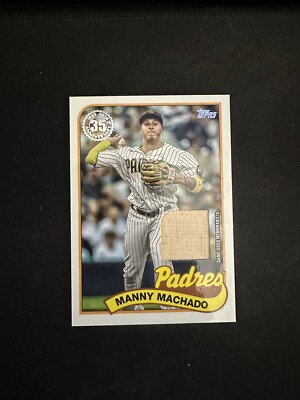 2024 Topps Series 1 Manny Machado Bat Relic 1989 Topps #89R-MM Padres ...