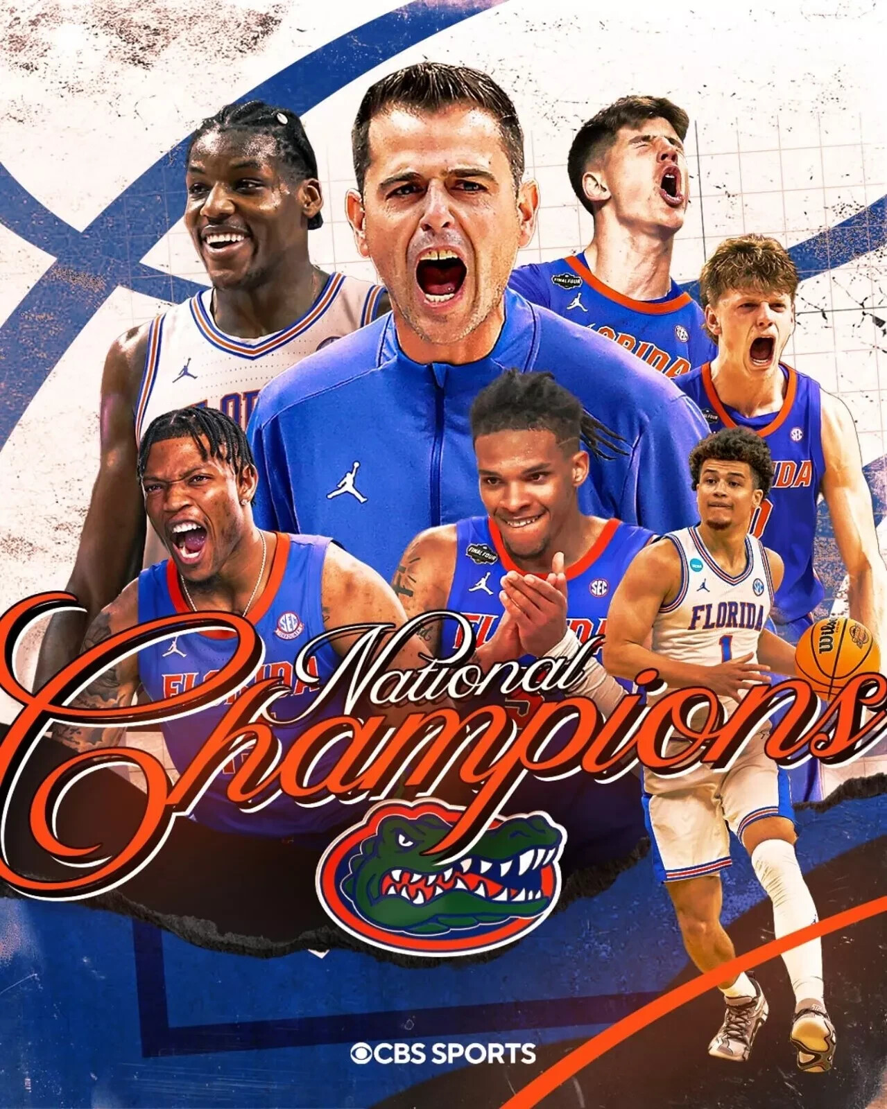 Florida Gators Win The 2025 NCAA Men’s Basketball Championship Poster ...
