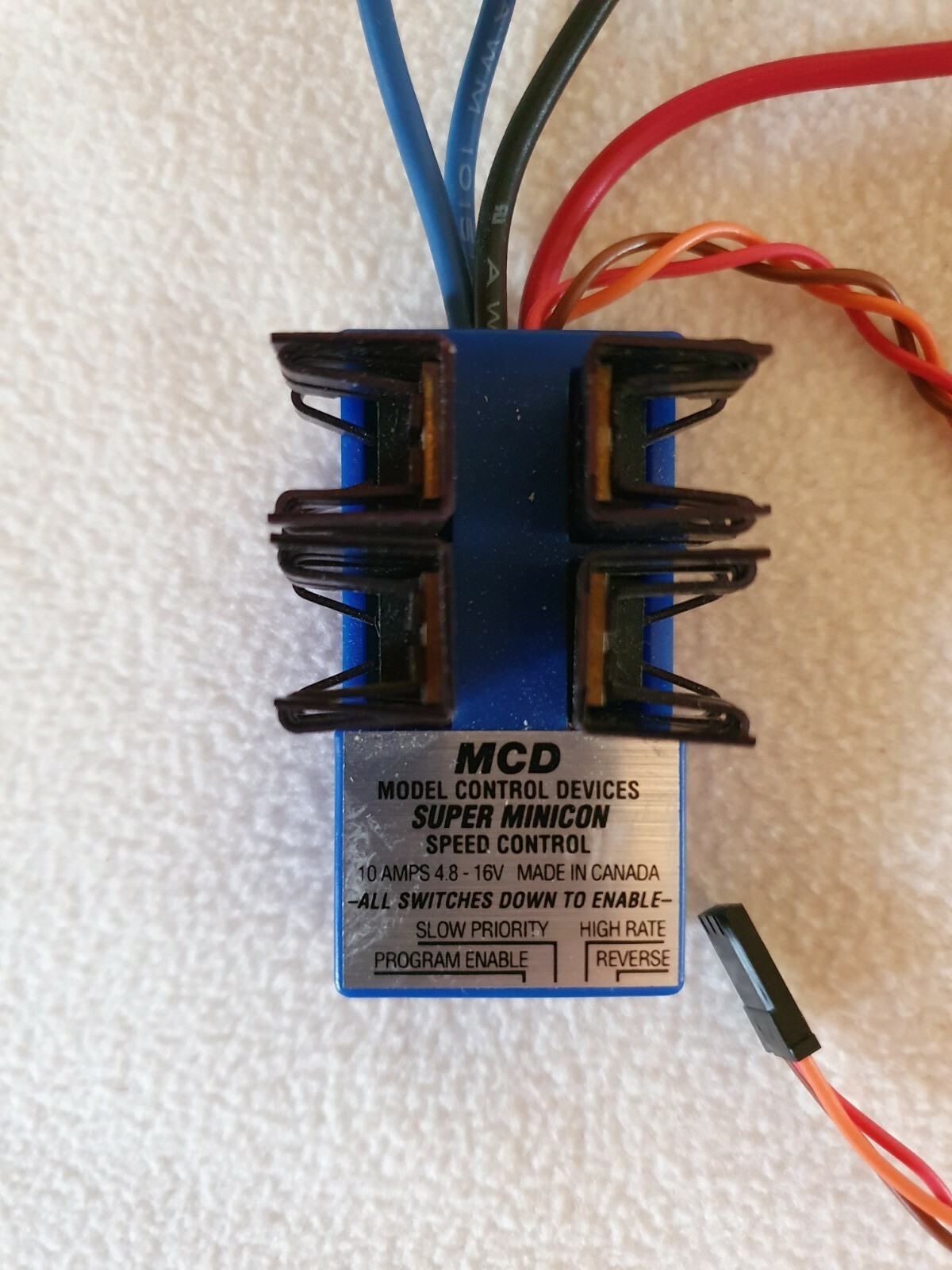 MCD Super Minicon 10A Programmable Microprocessor Speed Controller 1.8 ...