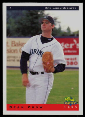1993 Classic Best Dean Crow Bellingham Mariners | eBay