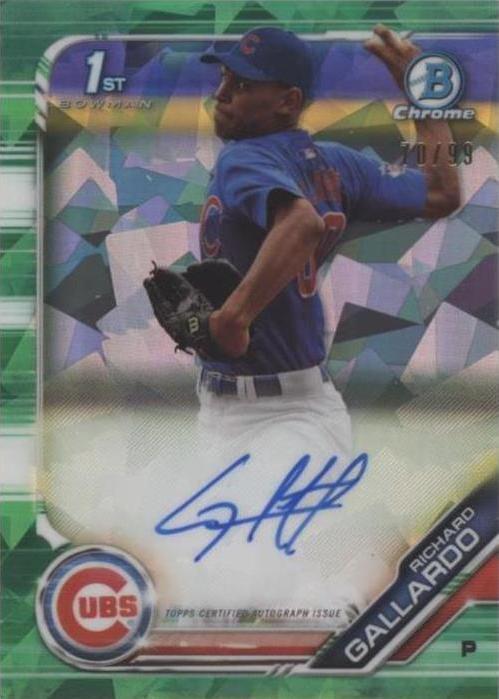2019 Bowman Chrome - Prospects Autographs Richard Gallardo #CPA-RG ...