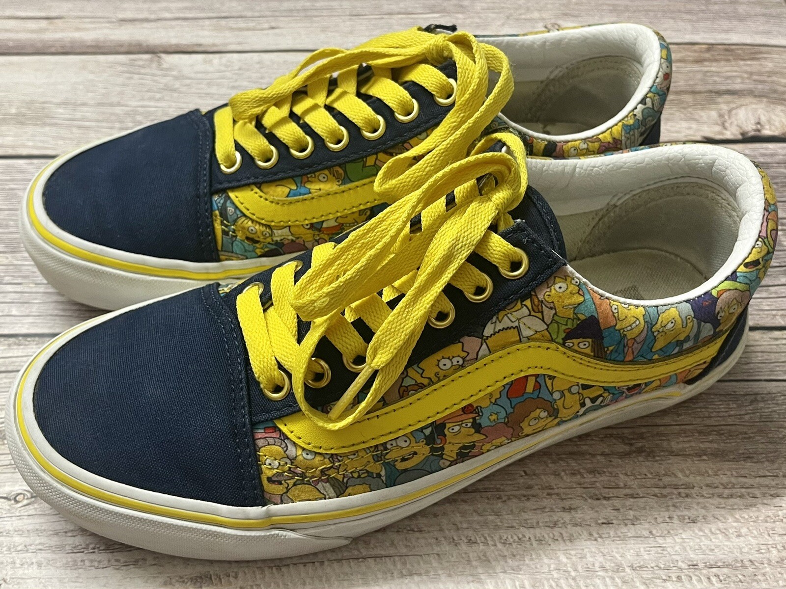 VANS X The Simpsons Old Skool Platform Skate Shoes Si… - Gem