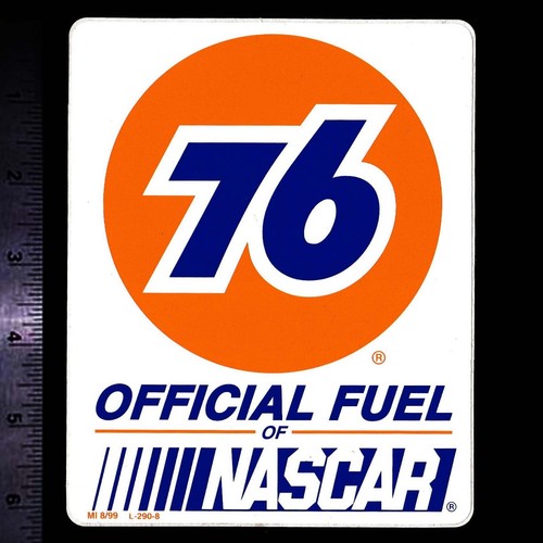 UNION 76 Official Fuel of NASCAR - Original Vintage Racing Decal ...