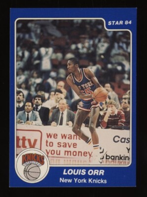 1983-84 Louis Orr STAR Basketball #66 *NICE* New Yok Knicks (1A) | eBay