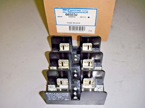 Ferraz Shawmut 60323J Fuse Block 30A Class J Fuses 600V 100A | eBay
