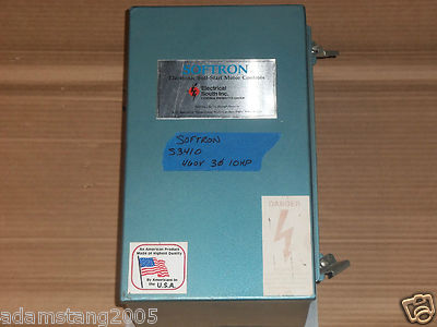 Softron S3410 Motor Drive 10hp 460v 60hz AC Soft Start | eBay