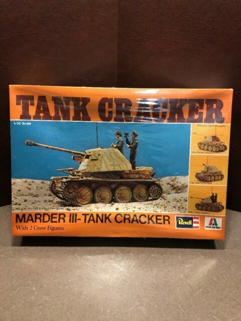Vintage Revell Marder III Tank Cracker 1 35 Model Kit #h-2101 for sale ...