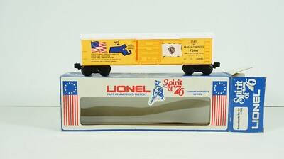 Lionel O Scale State of Massachusetts Box Car Item 6-7606 NEW S3 | eBay