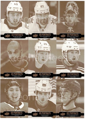 2021-22 Upper Deck Series 1 UD Portraits You Pick the Card Finish Your ...