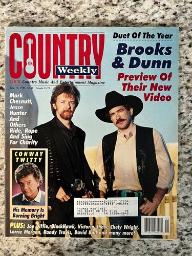 Country Weekly Magazine, 06/13/1995, Brooks & Dunn on cover. | eBay