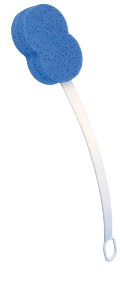 Long Handled Bath Sponge - Long Reach Sponge, Easy Reach Disability ...