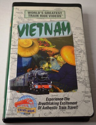 1996 WORLDS GREATEST TRAIN RIDE VIDEOS VIETNAM VHS CLAMSHELL PUBLISHERS ...