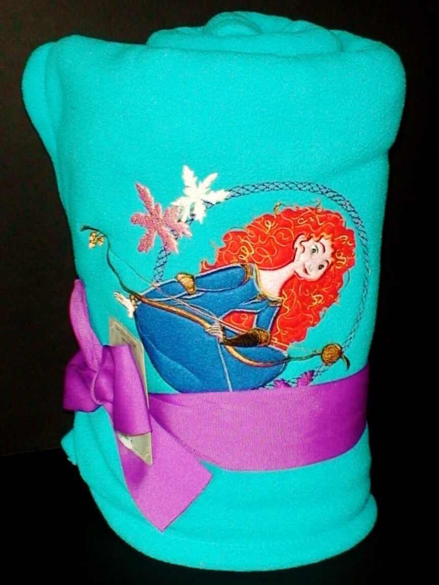 2012 Disney - Princess Merida Character Fleece Throw Blanket - Brave ...