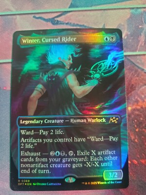 Winter, Cursed Rider (Borderless) Aetherdrift Foil | eBay