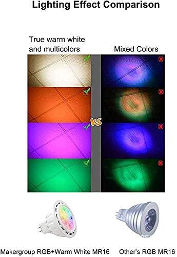 Upgraded Rgb Mr16 Led Bulb Color Changing Landscape Bulbs Gu5.3 Base ...