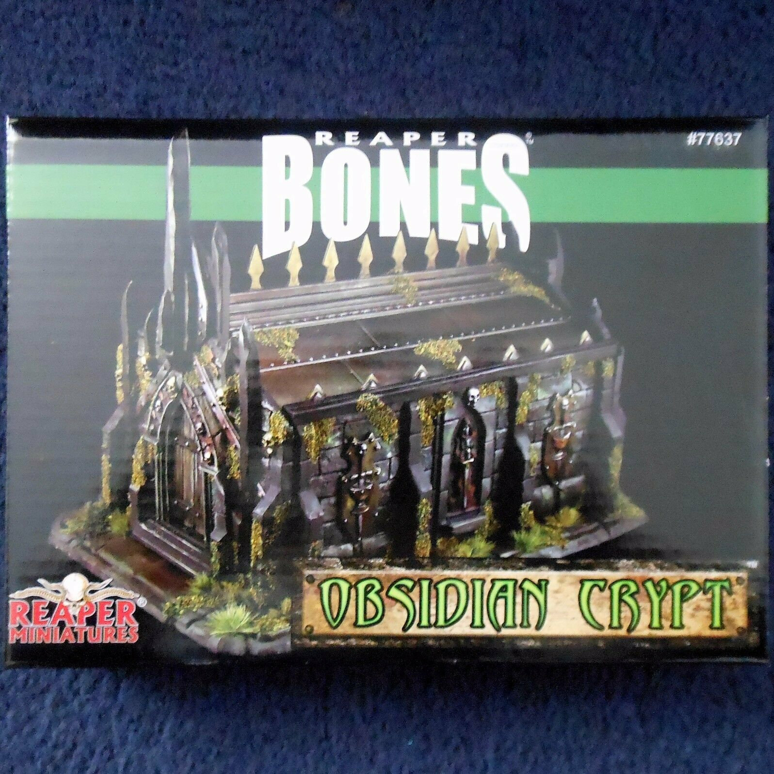 Reaper Bones 77637 Obsidian Crypt Wargaming Scenery Terrain Mausoleum ...