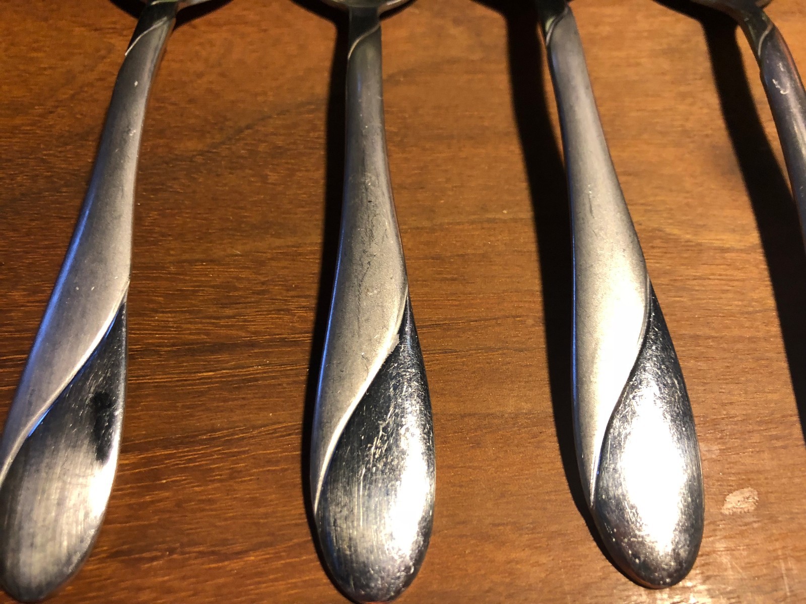 Cambridge SWIRL SAND Stainless Flatware Glossy Frosted CHOICE | eBay