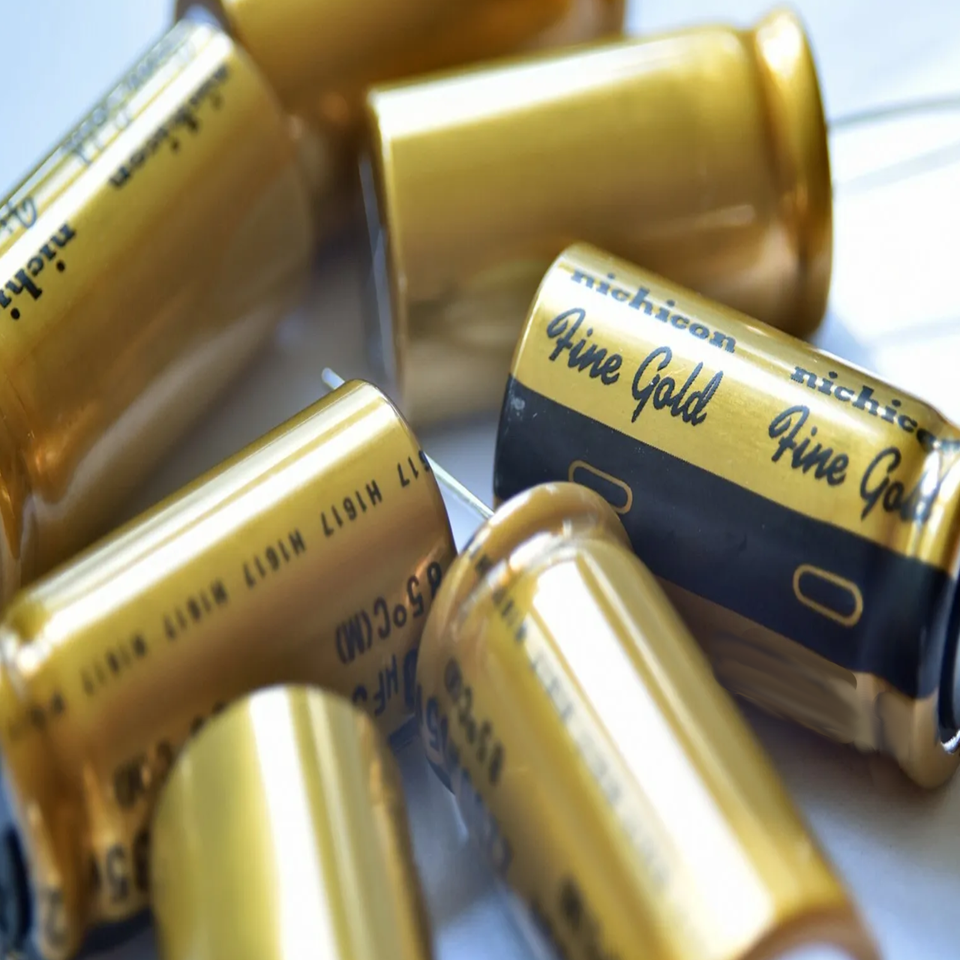 5x 10V 100uF | Nichicon Fine Gold Audio Grade Electrolytic Caps | US ...