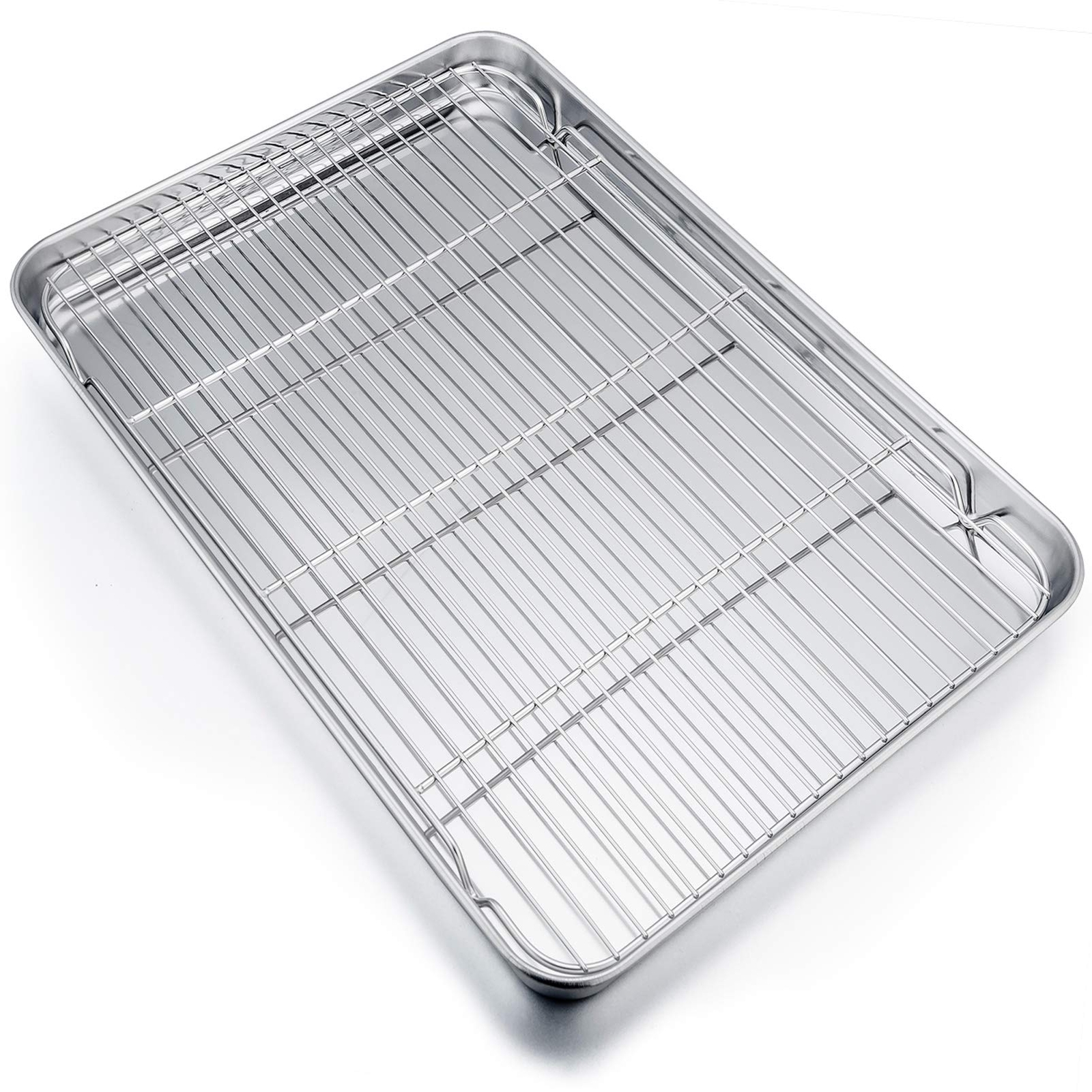 Extra Large Baking Sheet And Rack Set Stainless Steel Cookie Sheet ...