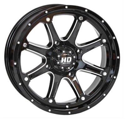 SET OF 4 STI 17" WHEELS BLACK 17X7 4X115 ARCTIC CAT - PROWLER & WILD ...