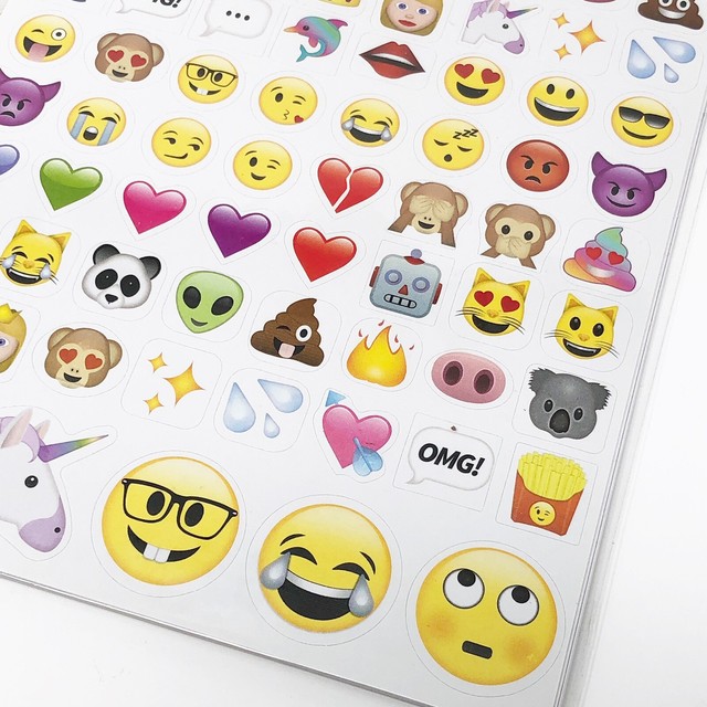Emoji Scrapbooking Stickers Its a Moji Sticker Pack Party Favors Crafts ...