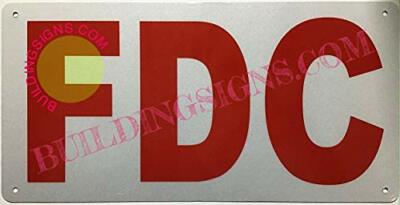 FDC Sign (Reflective !, Rust Free-Aluminium, White, 6X12)-REF24-1027 | eBay