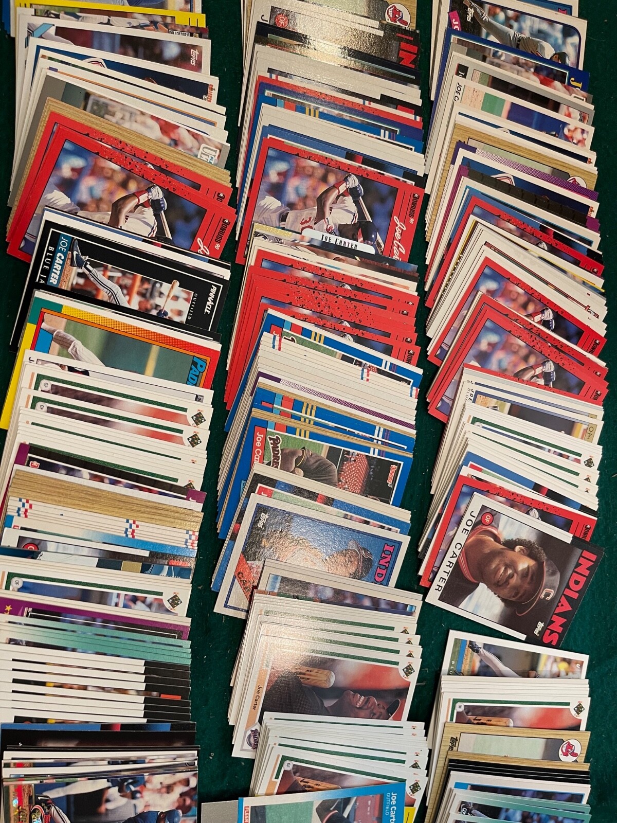 Huge Lot of Joe Carter Baseball Cards: 400-Count Box Full! | eBay